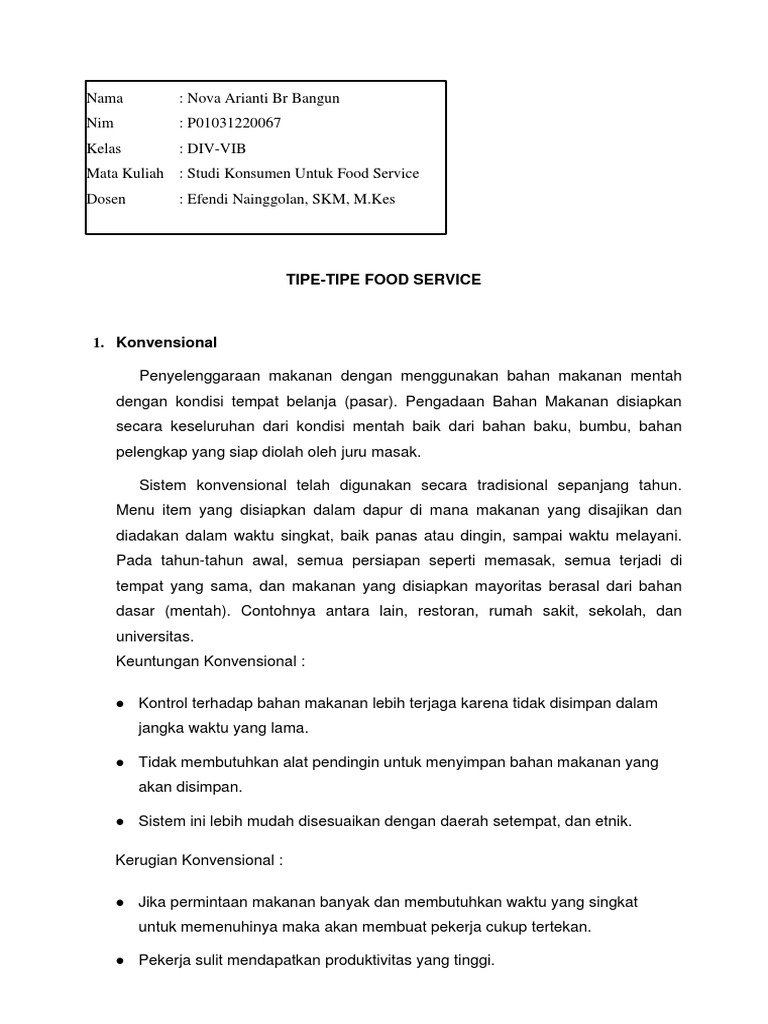 Nova Arianti BR Bangun - Studi Konsumen - Tugas 1 | PDF | Kesehatan Holistik