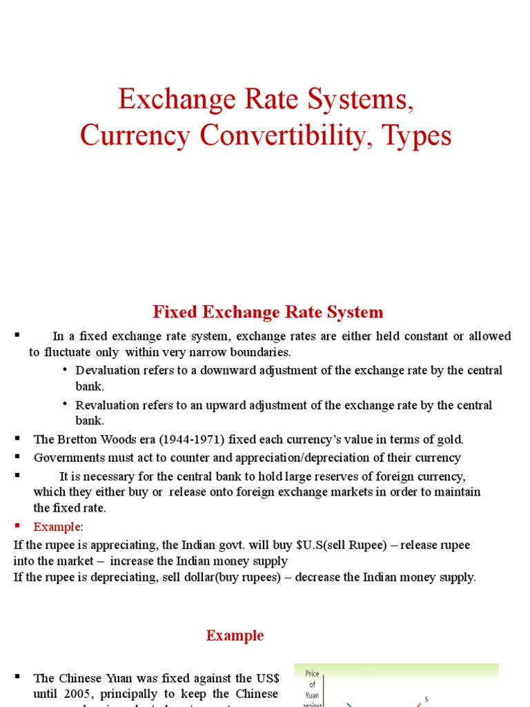 UNIT-II - Exchange Rate System | PDF | Exchange Rate | Floating ...