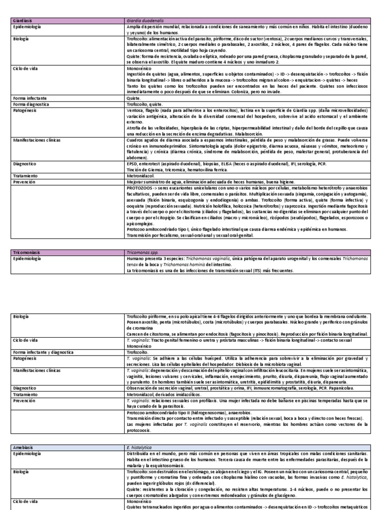 PARASITOS | PDF | Enfermedades y trastornos | Especialidades Medicas
