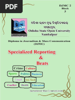 Different Types of Beats in Journalism | PDF