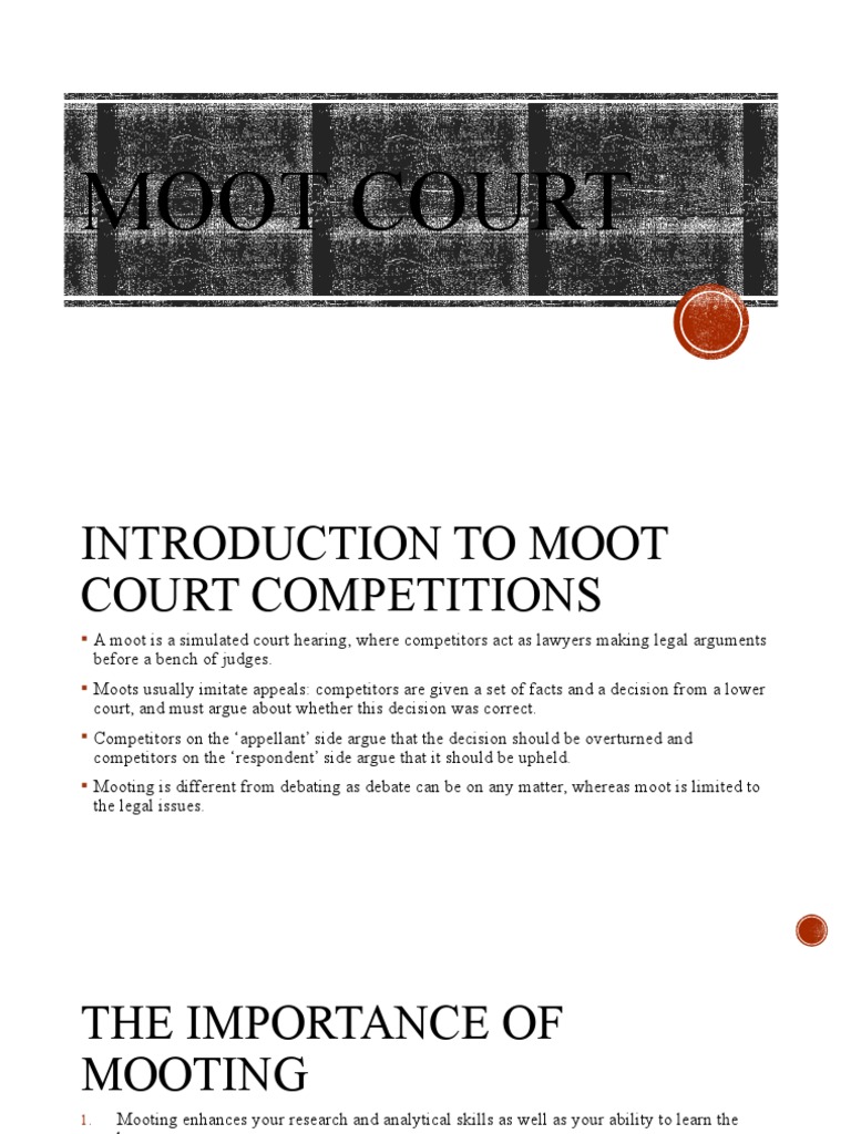 Unit 1 Moot Court Competitions | PDF | Justice | Crime & Violence Unit 1 Moot Court Competitions | PDF | Justice | Crime & Violence