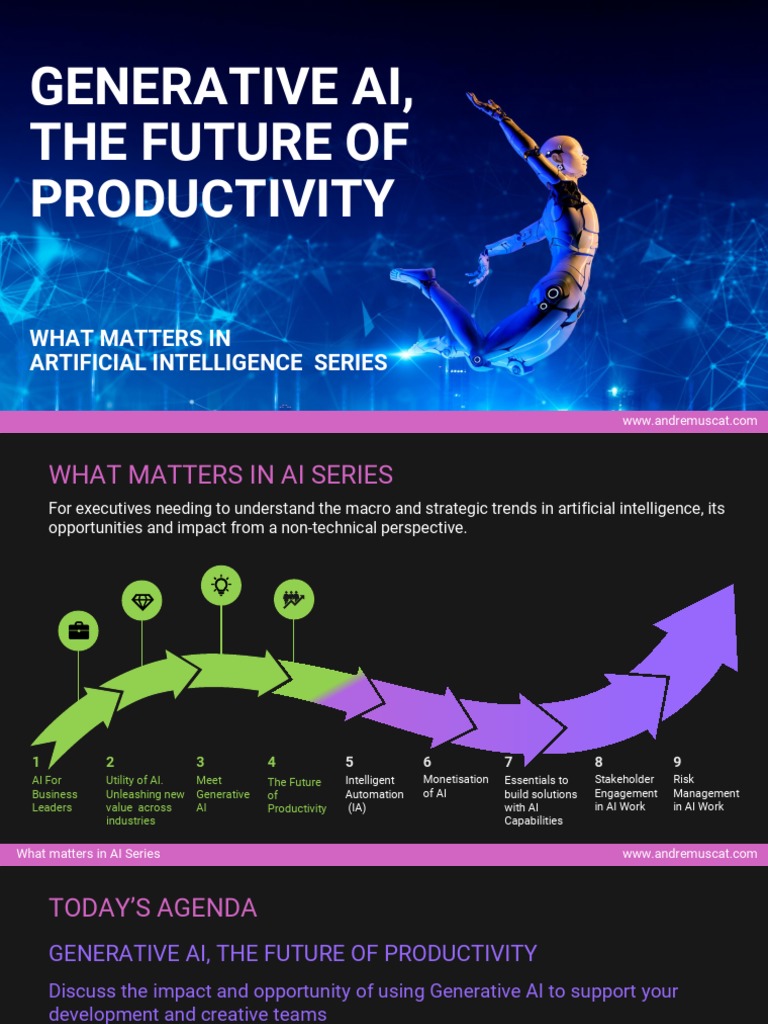 Generative Ai, The Future of Productivity | PDF | Artificial ...
