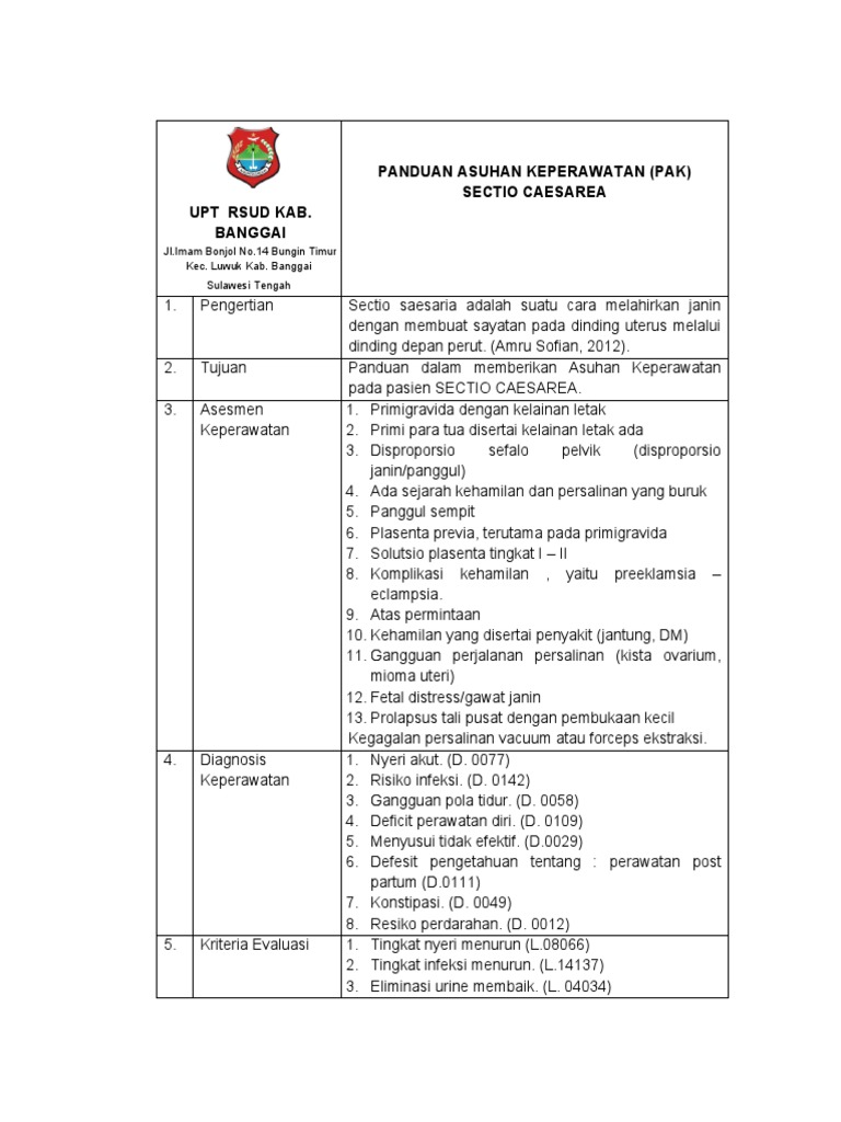 Sectio Caesarea | PDF