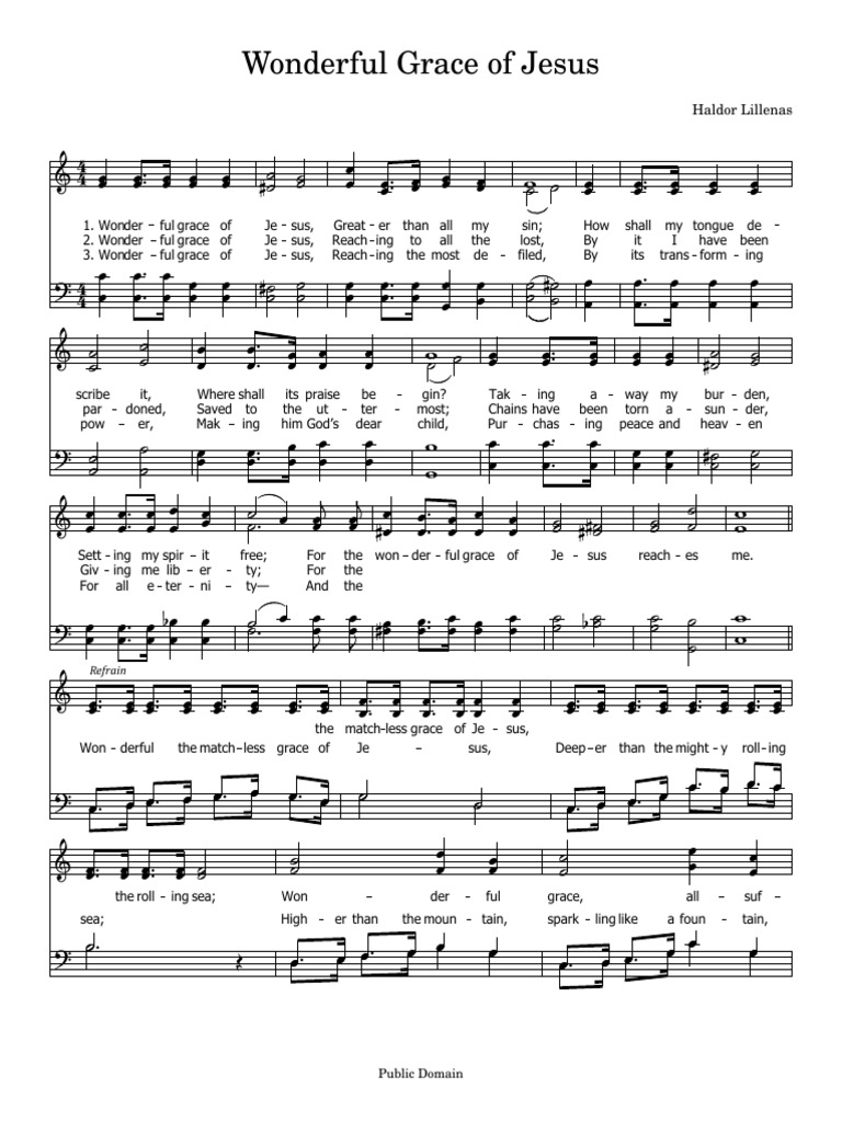 Wonderful Grace of Jesus | PDF | Religious Belief And Doctrine | Theology
