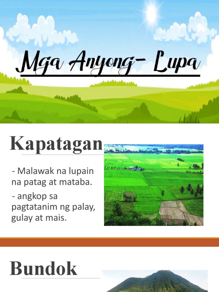 Anyong Lupa | PDF