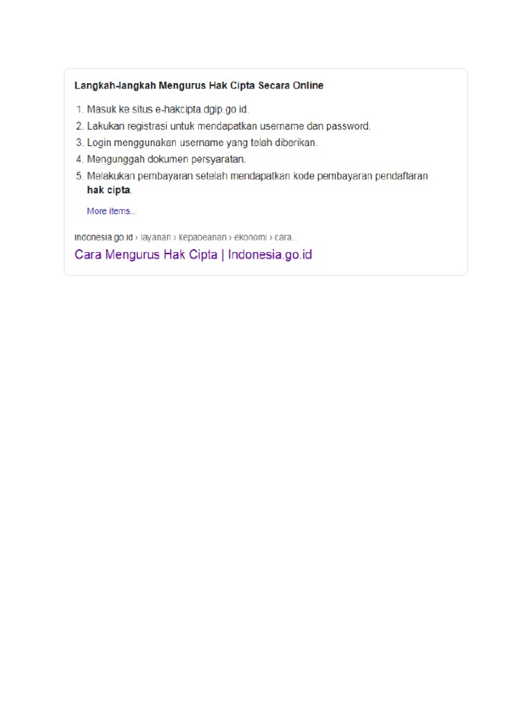 Cara Mengurus HKI | PDF