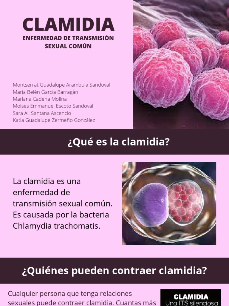 Clamidia | PDF | Infección transmitida sexualmente | Especialidades Medicas
