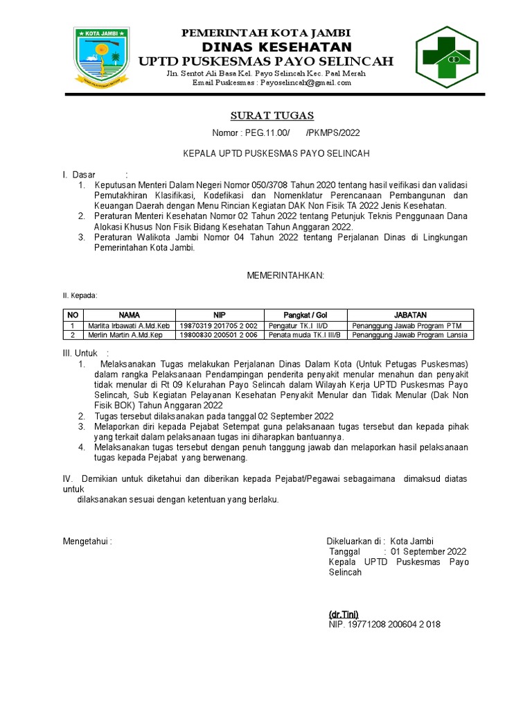 SPT Pendampingan PTM | PDF