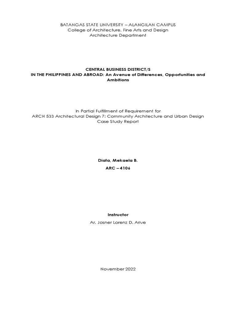 Case Study Activity | PDF | Makati