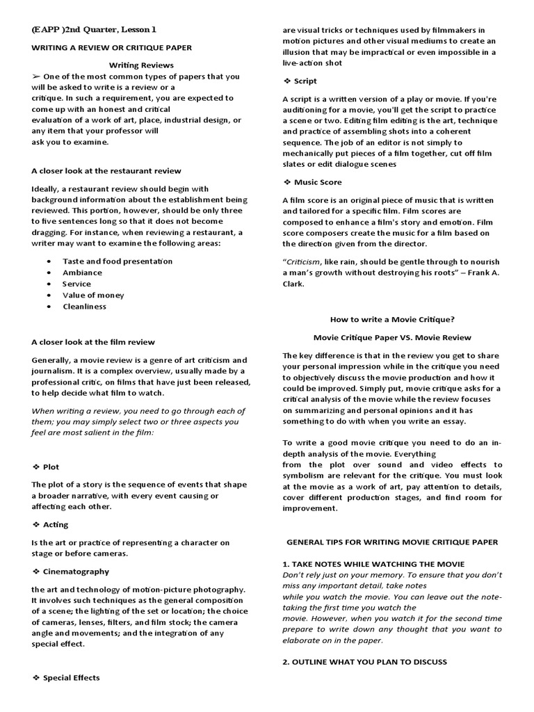 NOTES EAPP 2nd Quarter 1st Sem | PDF | Argument | Essays