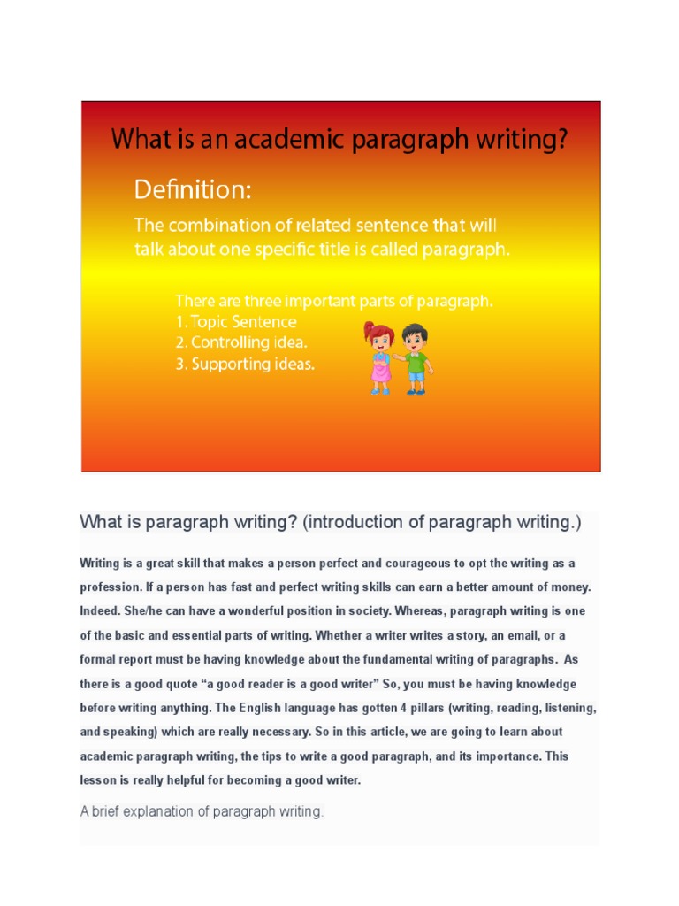 What Is Paragraph Writing | PDF | Cognition | Communication