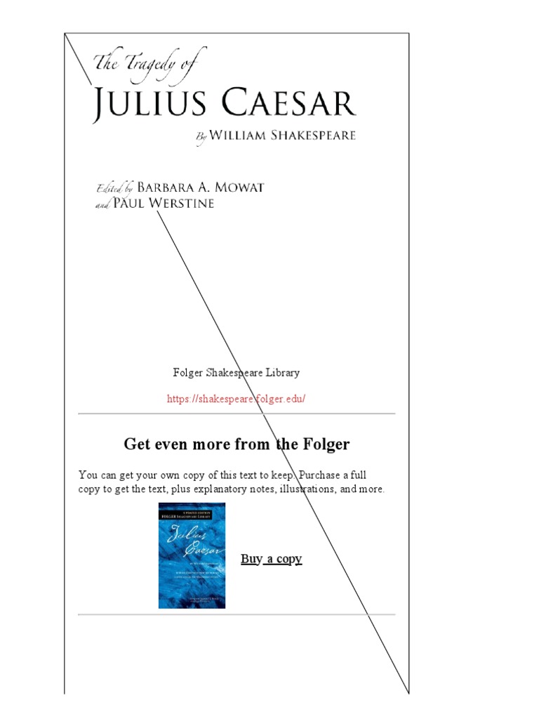 Julius Caesar PDF | PDF | Mark Antony | Julius Caesar