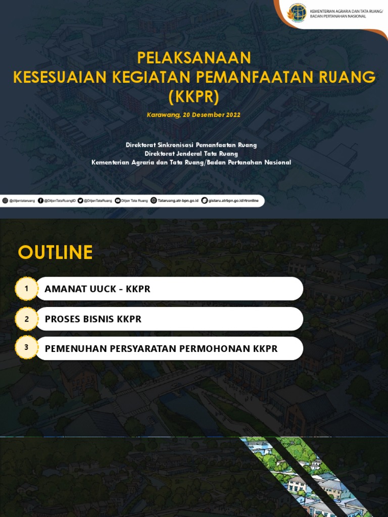 Proses Bisnis KKPR dan Perizinan Ruang | PDF