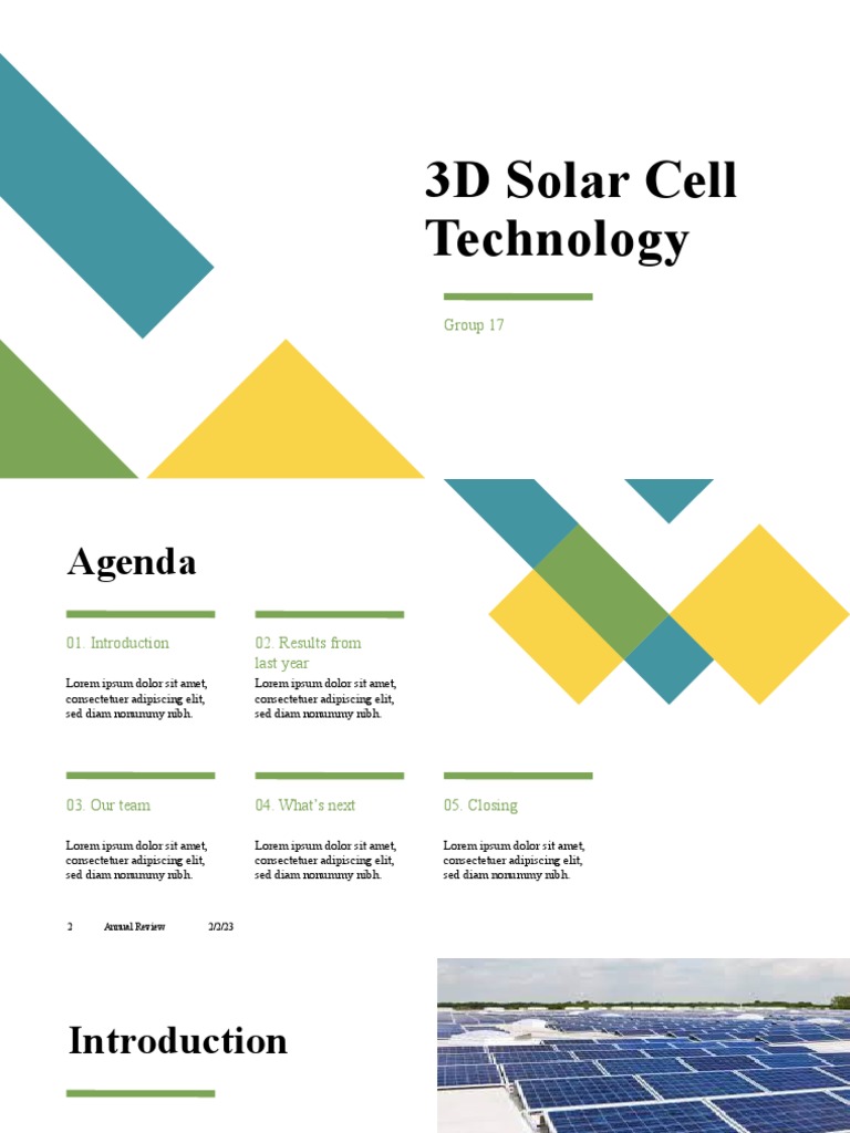 3D Solar Cell Technology Overview | PDF | Solar Cell | Photovoltaics