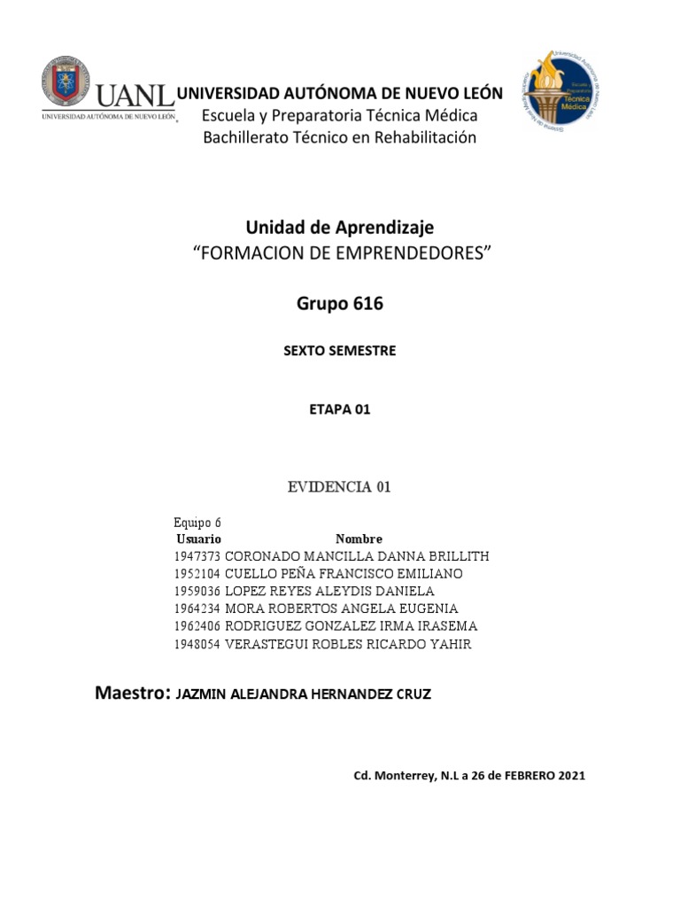 Equipo 6 - EV1 - FE | PDF