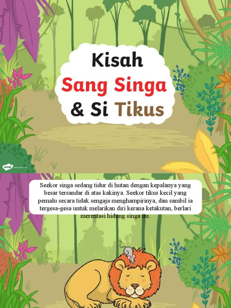 My BM 42 Kisah Sang Singa Dan Si Tikus Ver 1 | PDF