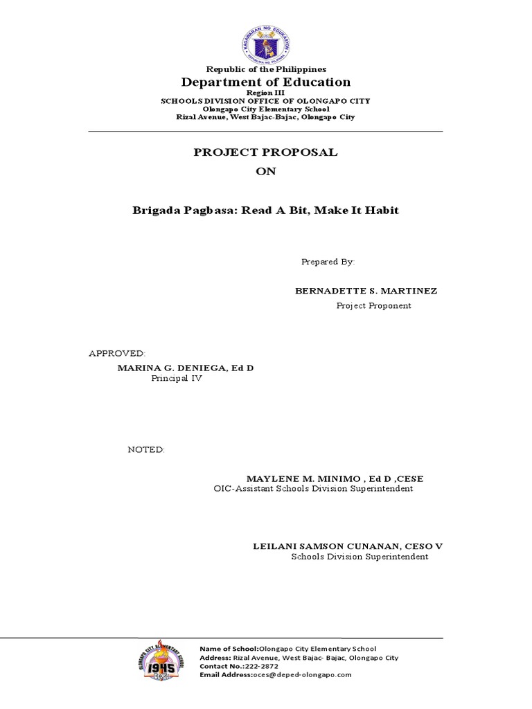 BRIGADA-PAGBASA-READ A Bit Make It Habit-PROGRAM-PROJECT-PROPOSAL-2021 | Download Free PDF ...