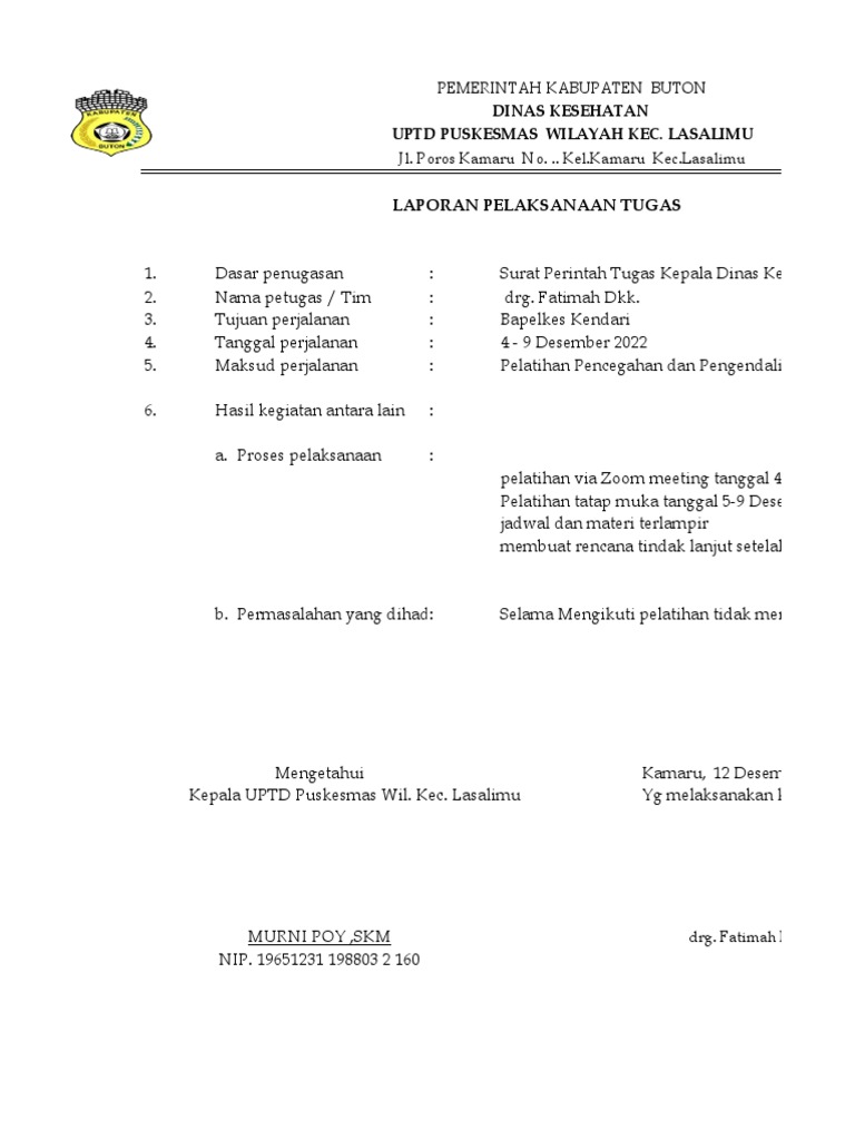 Laporan Pelatihan Ppi Pdf