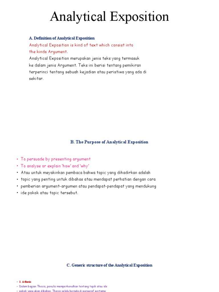Contoh Kedua Analitycal Exposition Teks | PDF