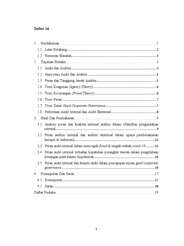 Peran Dan Tanggung Jawab Auditor Eksternal | PDF