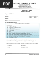 5 Entrance Sample Paper Class V Five (2021-22) | PDF | Soil | Egg White