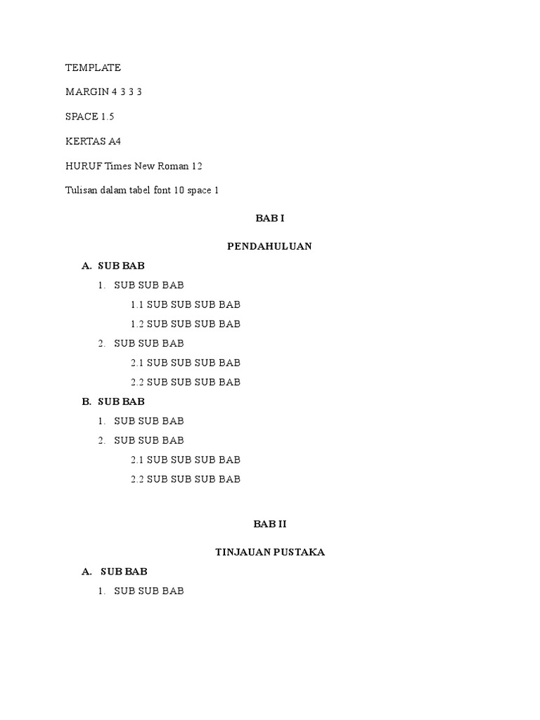 Template Tugas | PDF Template Tugas | PDF