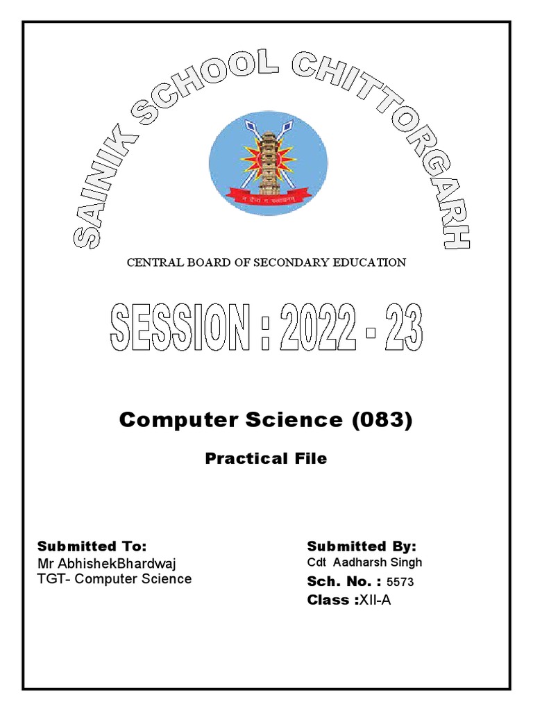 Harshit Project | PDF | Text File | Computer Programming
