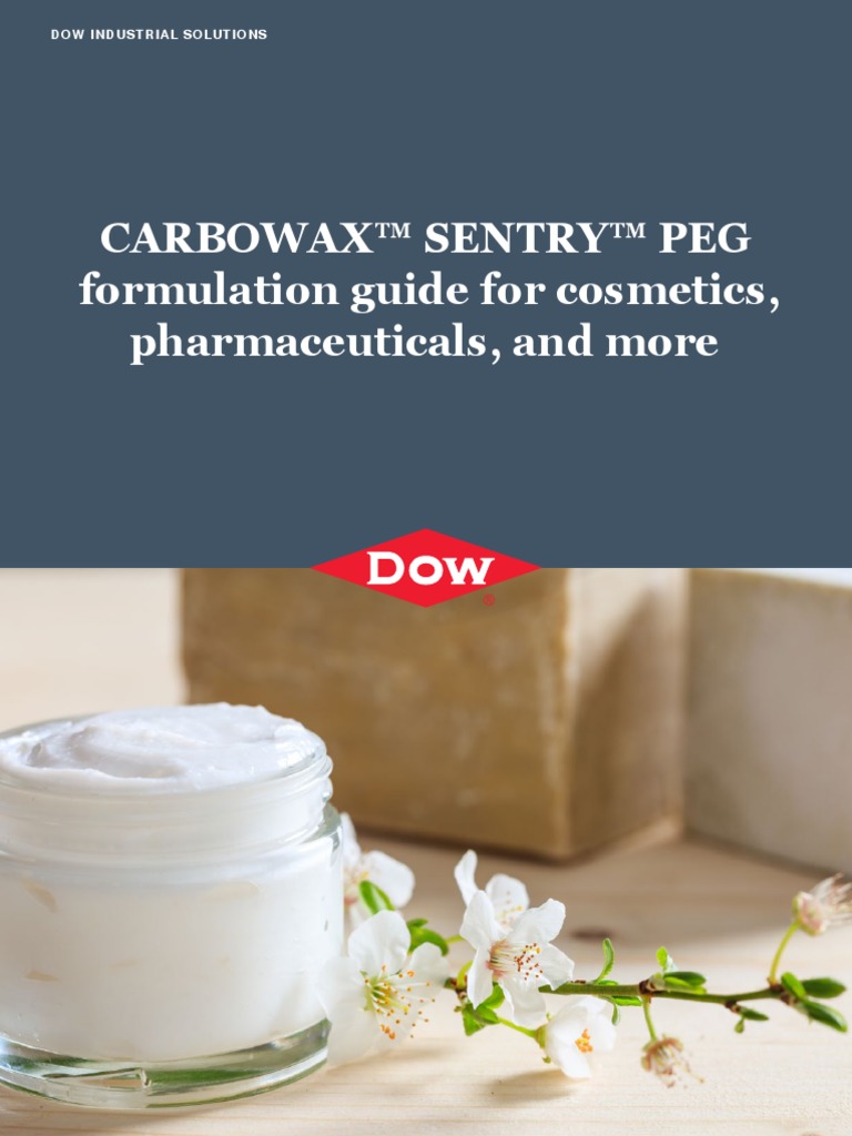 118 01881 01 Carbowax Sentry Peg Formulation Guide For Cosmetics | PDF ...