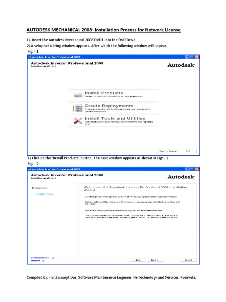 Autodesk Mechanical Installation Process | PDF | Autodesk | Button ...