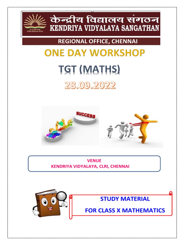 Class X Math Study Material 2022-23 | PDF | Equations | Polynomial