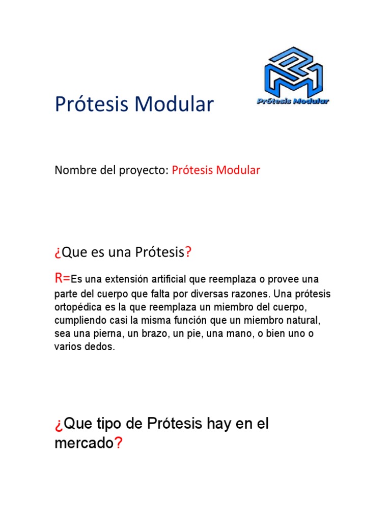 Que Es Protesis Modular | PDF