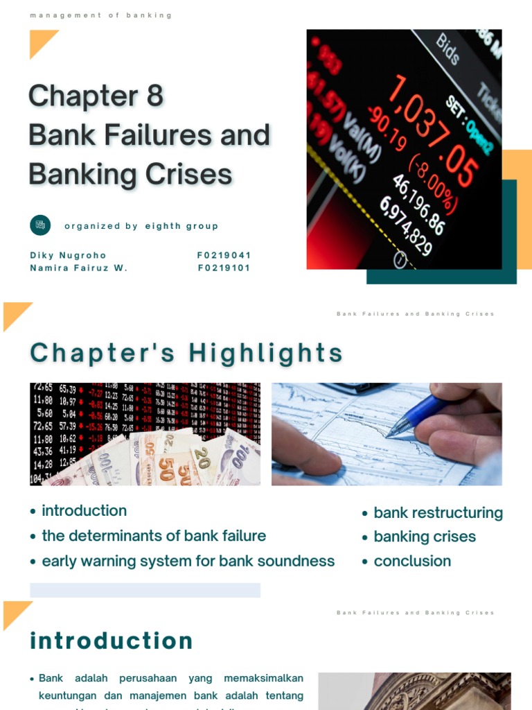 Kelompok 8 - Banking Failure and Crisis | PDF