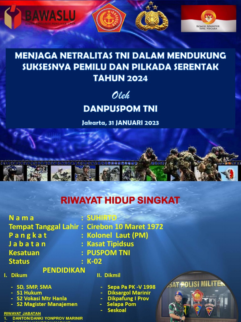 Puspom Tni 31 Januari 2023 | PDF | Politik | Hukum