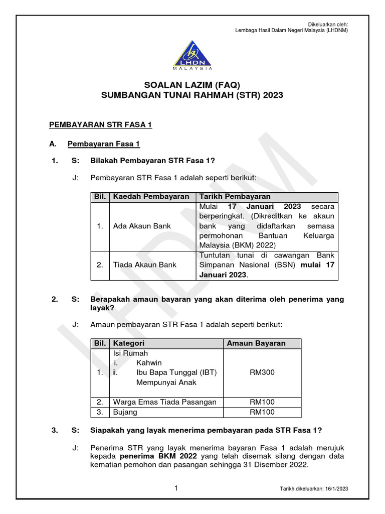 Panduan Pembayaran STR 2023 | PDF