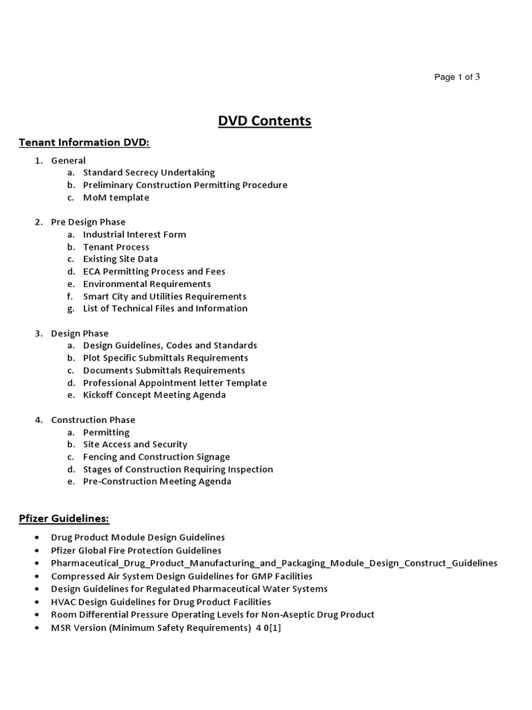 DVD Contents | PDF
