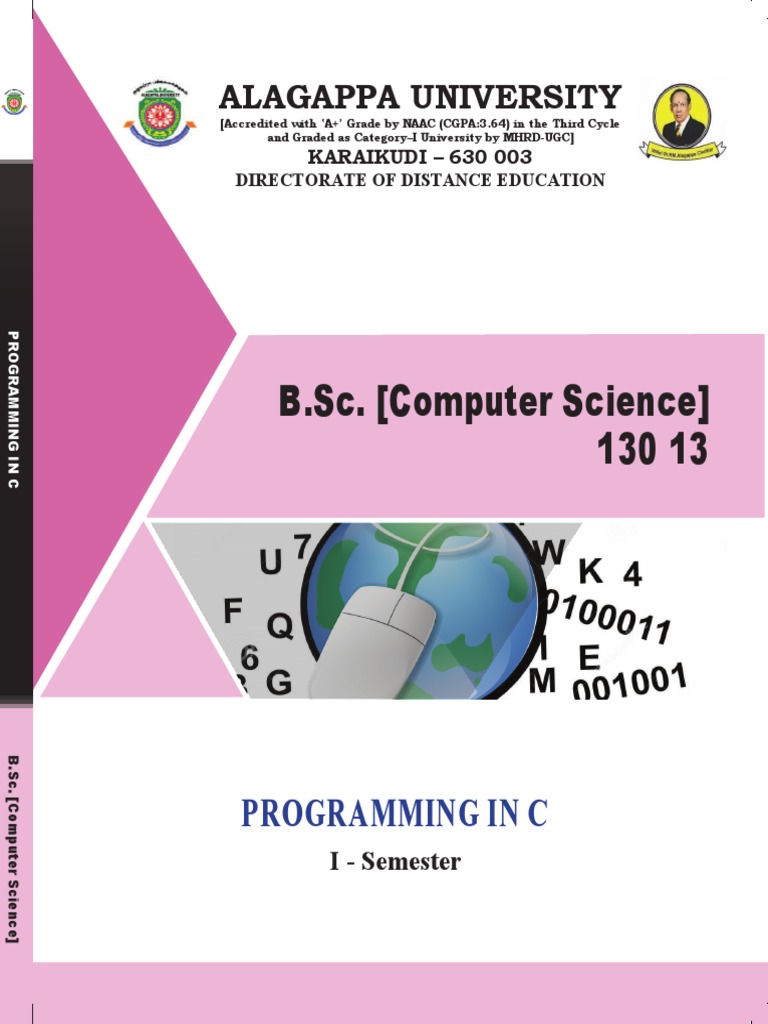 UG - B.Sc. - Computer Science - 130 13 Programming in C - 8070 | PDF ... UG - B.Sc. - Computer Science - 130 13 Programming in C - 8070 | PDF ...