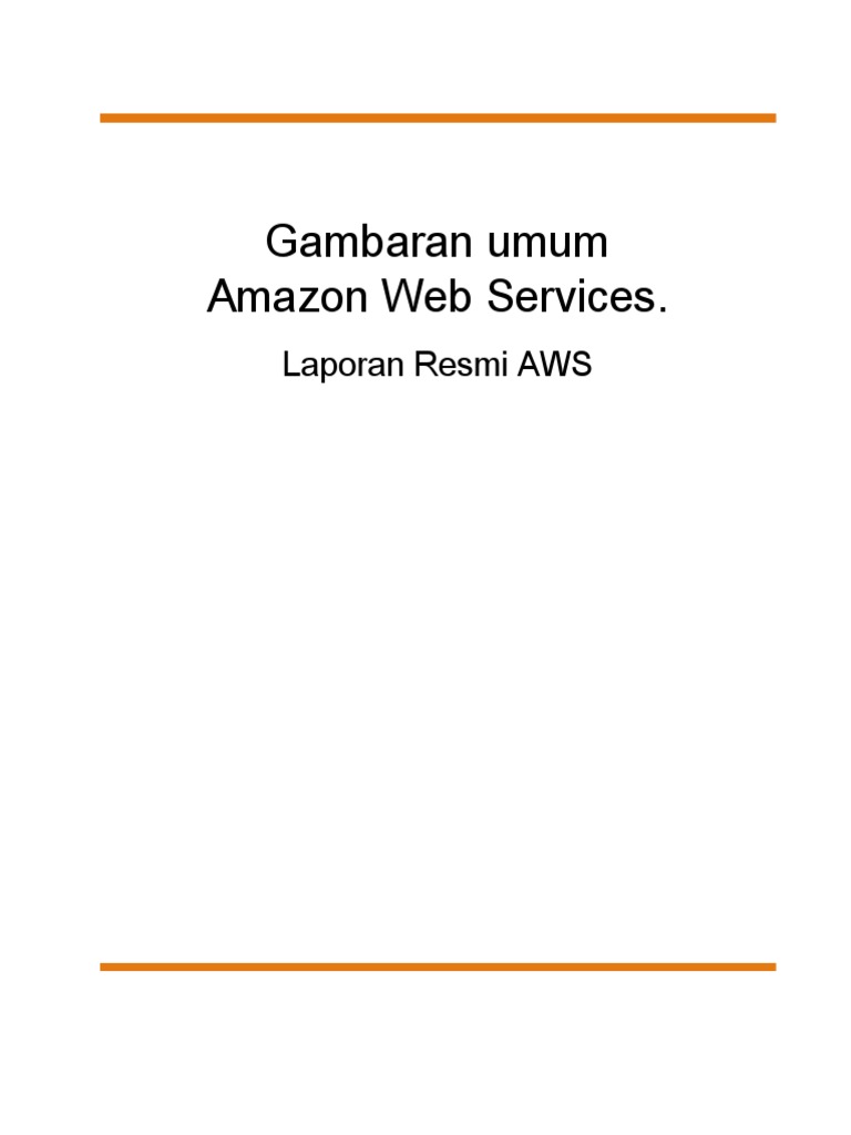 Aws Overview | PDF | Amazon Web Services | Cloud Computing