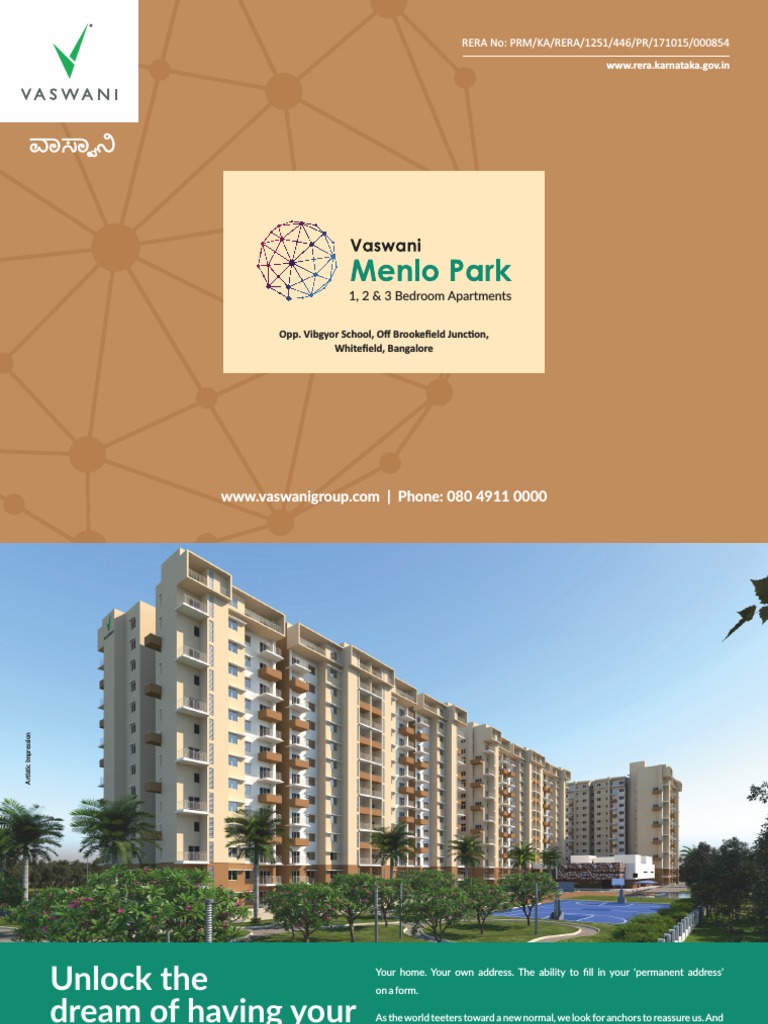 Vaswani Menlo Park - E Brochure Feb 2021 | PDF | Buildings And Structures