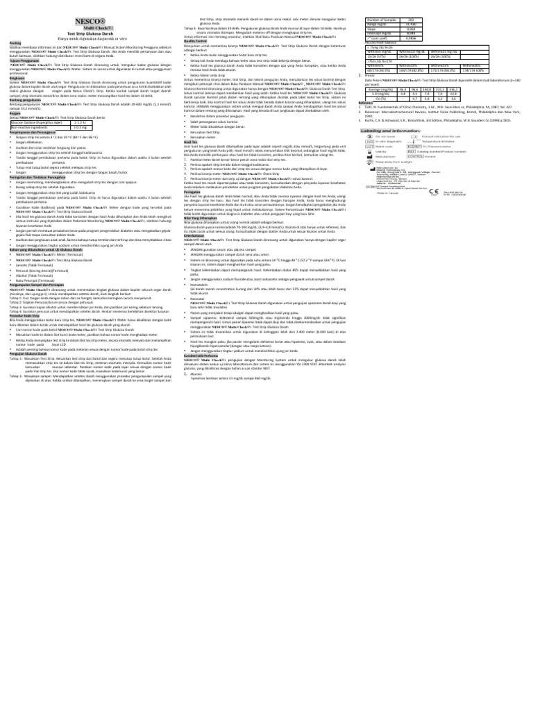 Glukometer Nesco | PDF