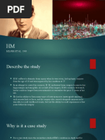 Warrington and Shallice (1970) KF Case Study | PDF