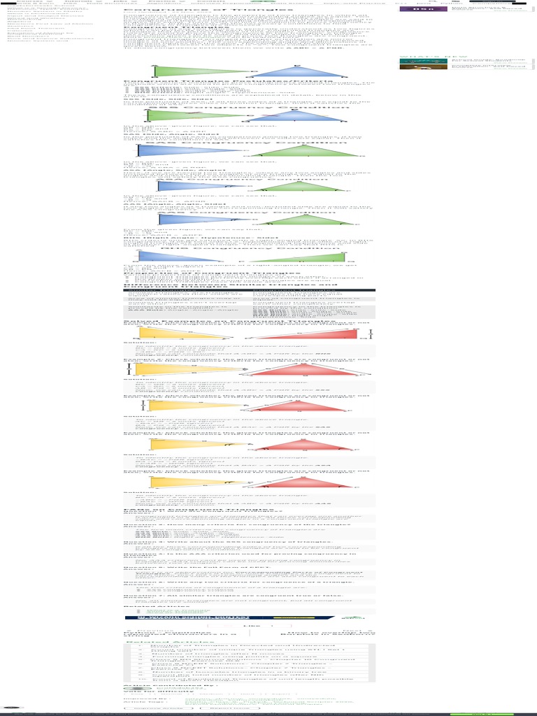 Congruence of Triangles - SSS, SAS, ASA, & RHS Examples & FAQs | PDF ...
