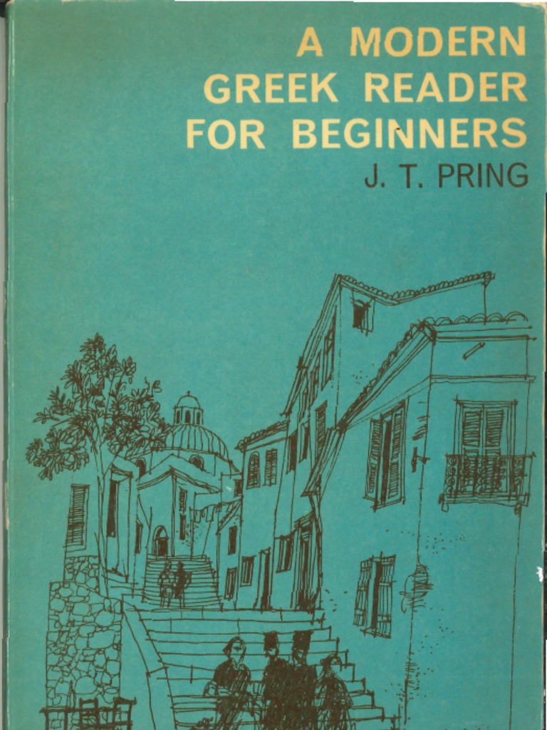 Pring JT A Modern Greek Reader For Beginners For Printing ...