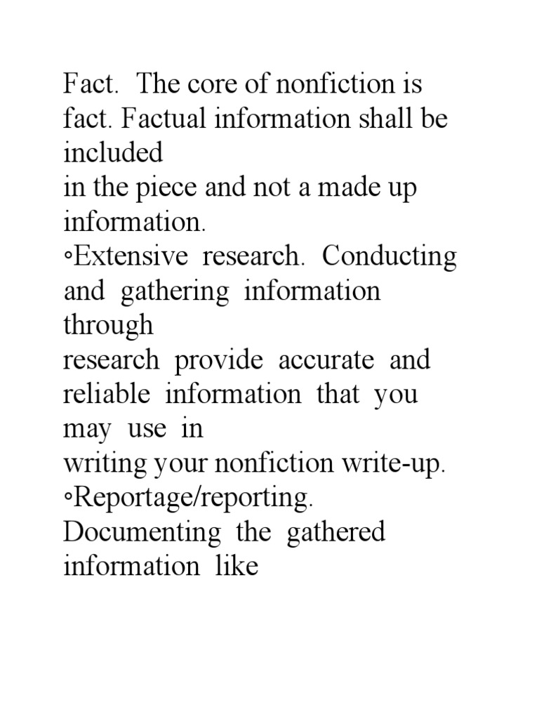 Elements of Nonfiction | PDF | Essays | Narration