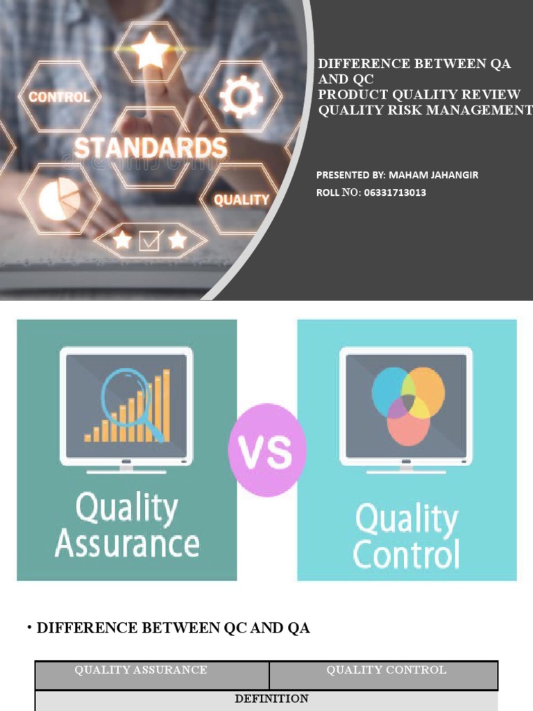 Difference Between Qa and QC | PDF | Quality Assurance | Verification And Validation