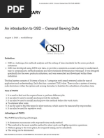 General Sewing Data | PDF | Sewing | Program Optimization