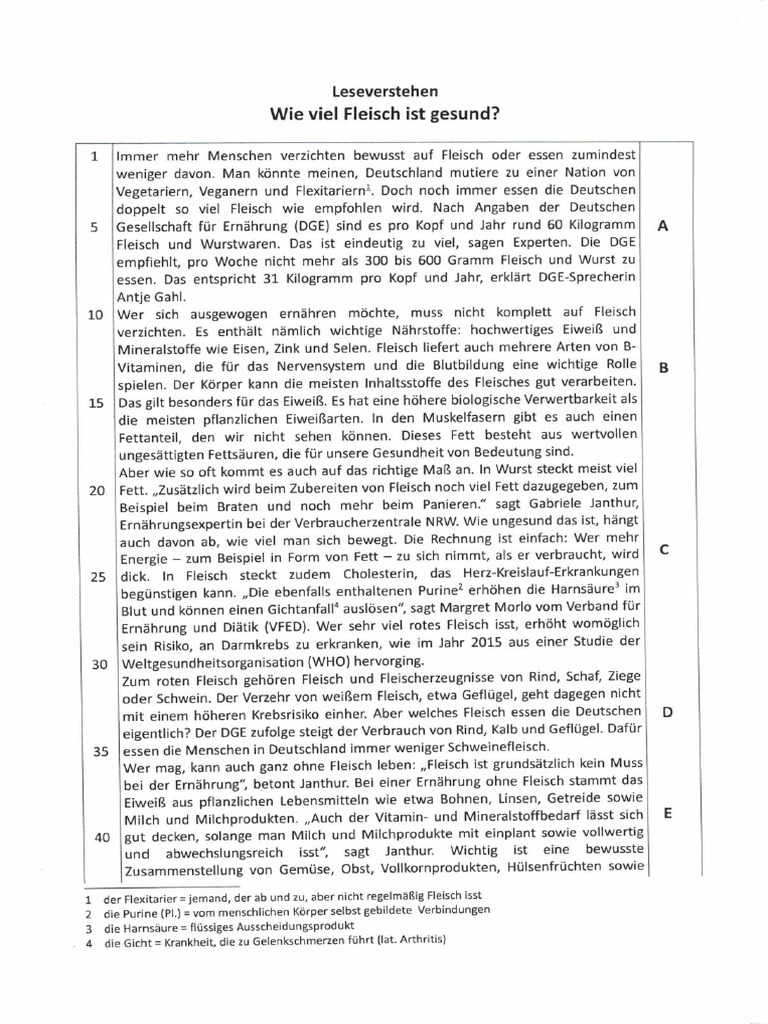 Muster FSP Deutsch 1 | PDF