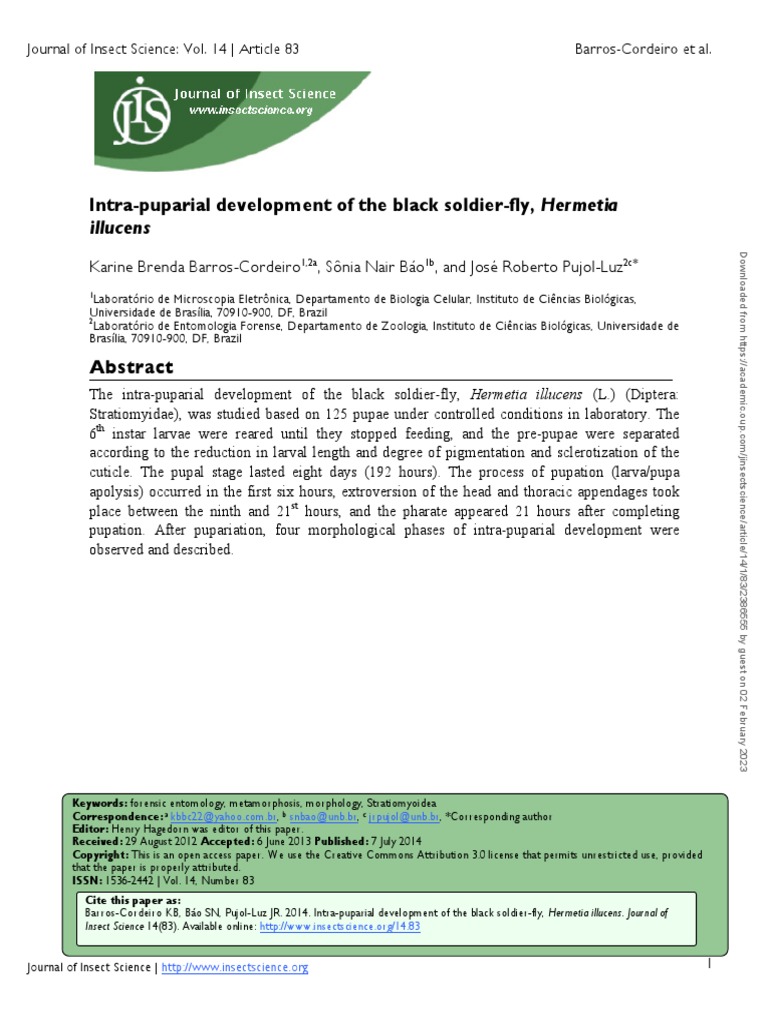 Jis14 0083 | PDF | Pupa | Fly