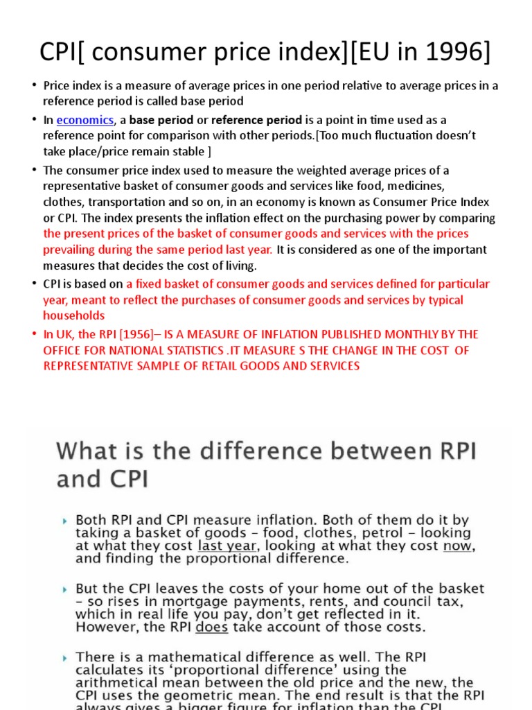 Consumer Price Index | PDF