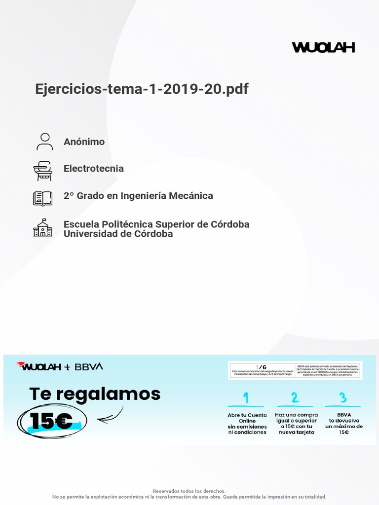 Free Ejercicios Tema 1 2019 20 | PDF | Ingeniería