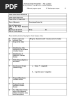 PHD Student Progress Report Template | PDF | Thesis | Doctor Of Philosophy